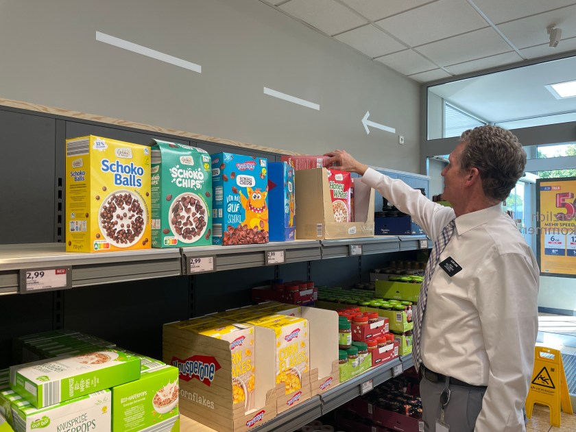 The Cold Cereal Aisle in German Stores – Our Frankfurt Germany Mission